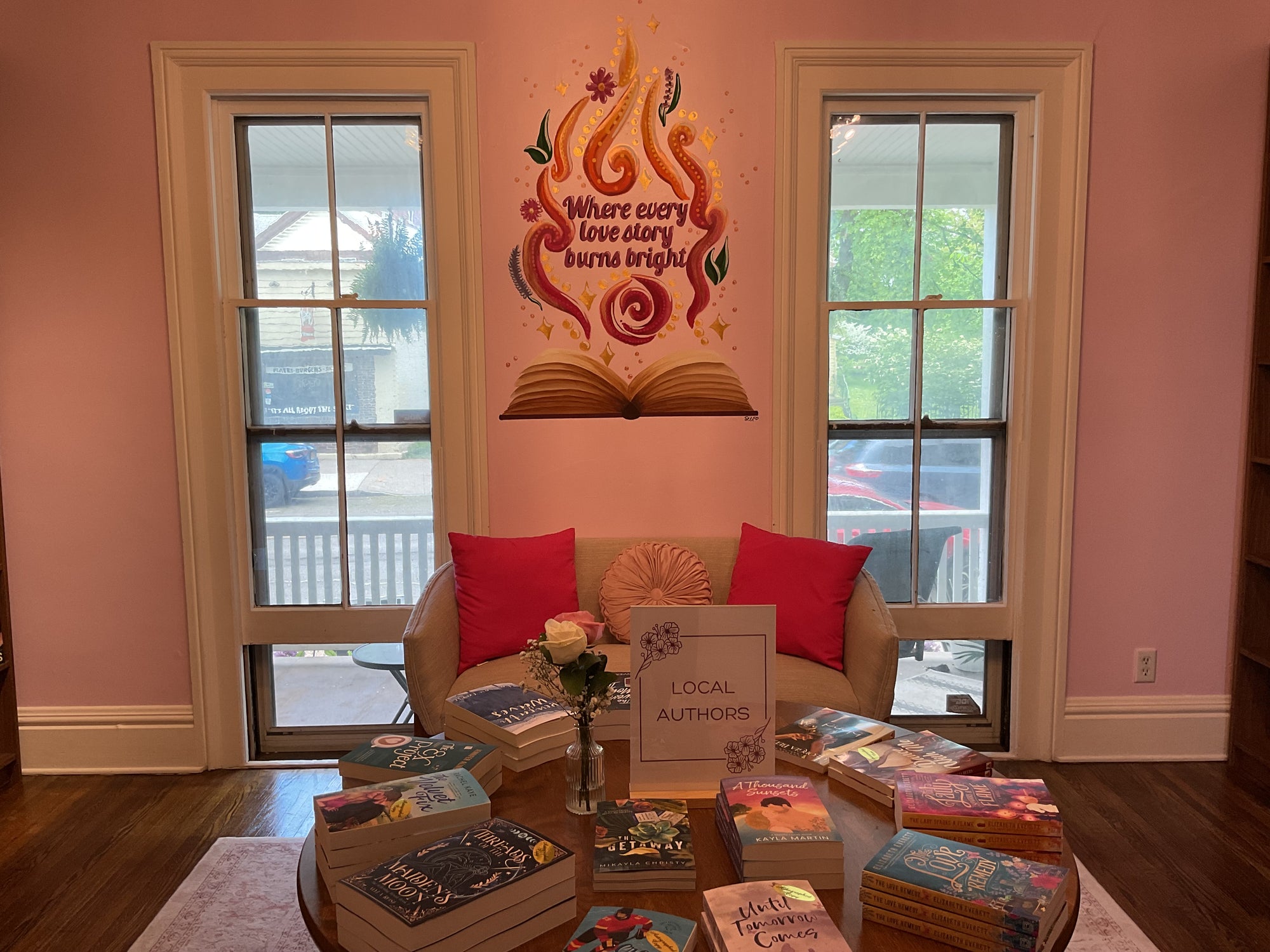 Burn Bright Books; A Romance Bookshop